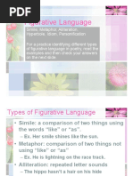 Figurative Language Color by Number | PDF | Linguistics