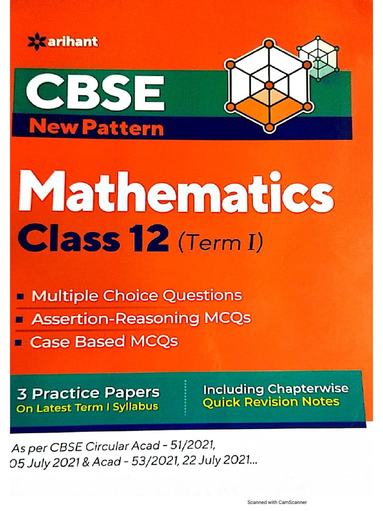 Arihant Maths Worksheets | PDF