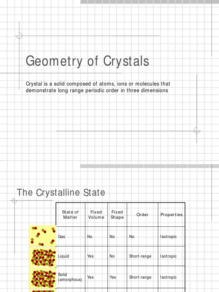 02 Geometry, Rec Lattice | PDF