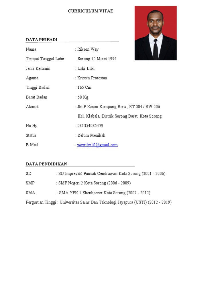 CURRICULUM VITAE Ricky | PDF