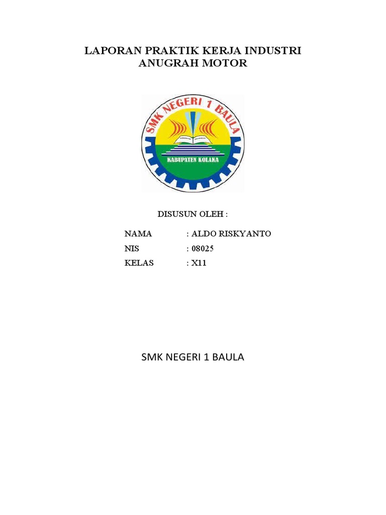 Laporan Praktik Kerja Industri | PDF | Karier & Perkembangan