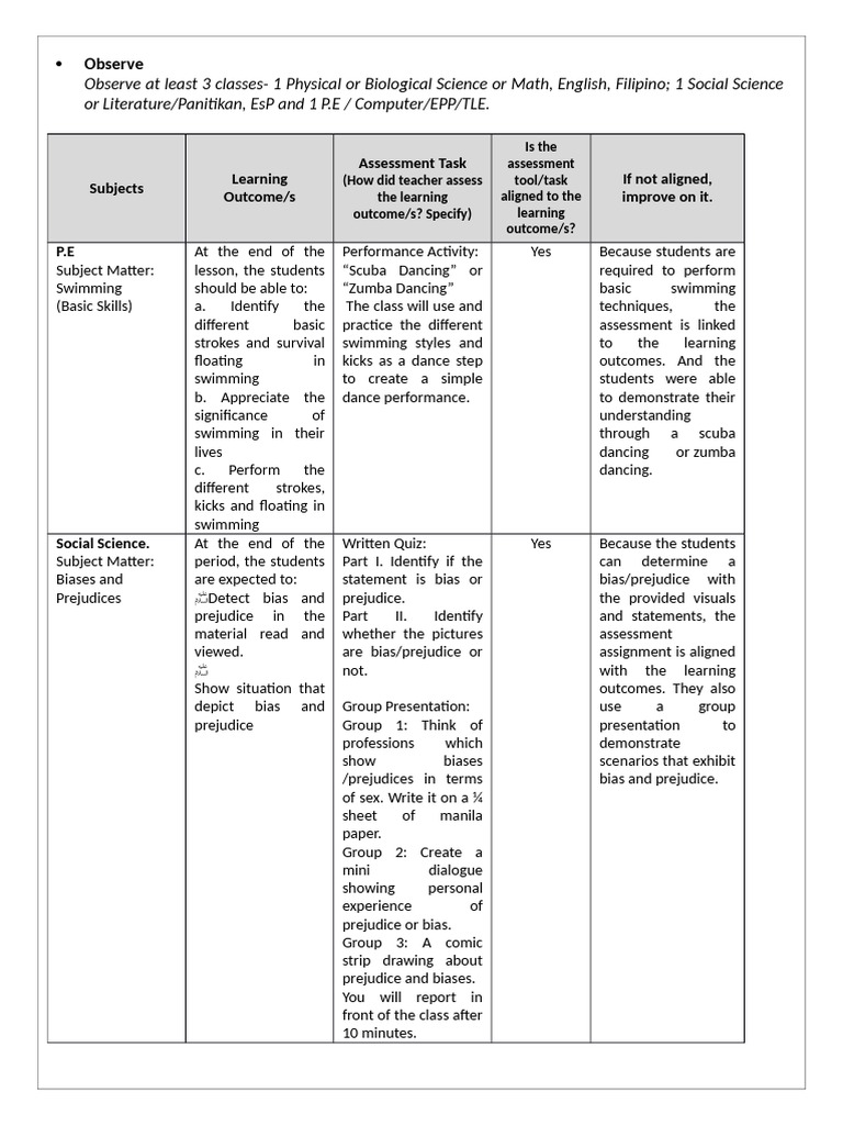 FS1 Episode 13 14 | PDF | Educational Assessment | Rubric (Academic)