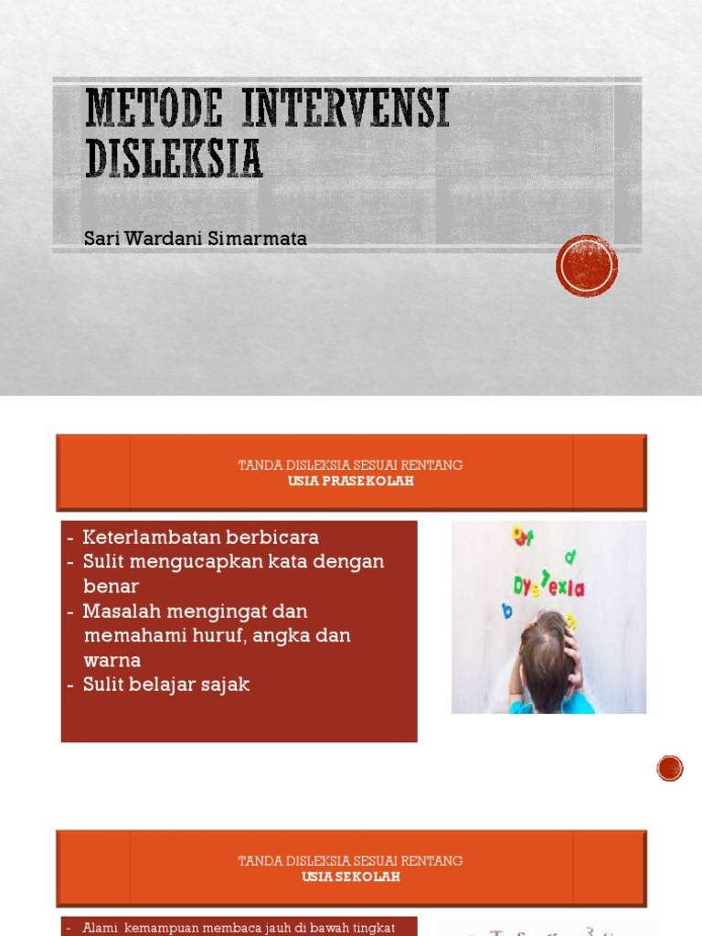 Metode Intervensi Disleksia | PDF | Pengembangan Diri | Kesehatan Holistik
