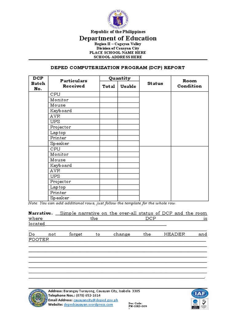 Department of Education: Republic of The Philippines | PDF | Cyberspace ...