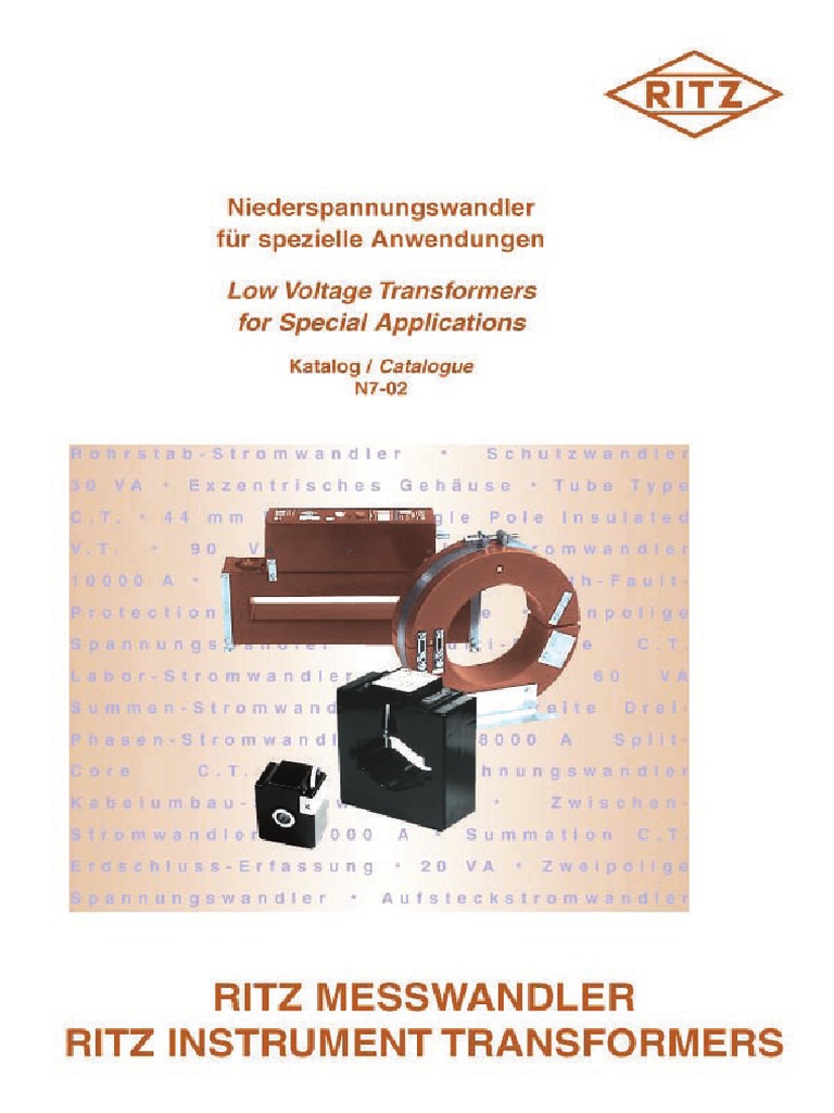 CT Ritz 4000per5a | PDF