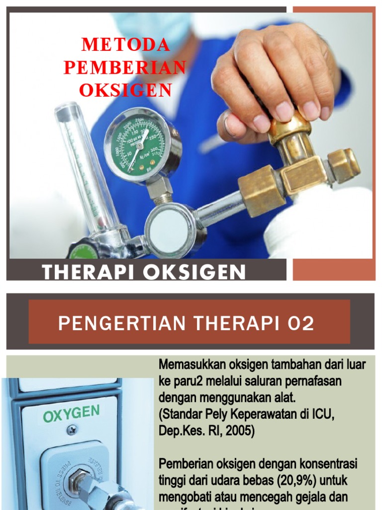 Therapi Oksigen Untuk Pelatihan Resp Dasar | PDF | Sains & Matematika