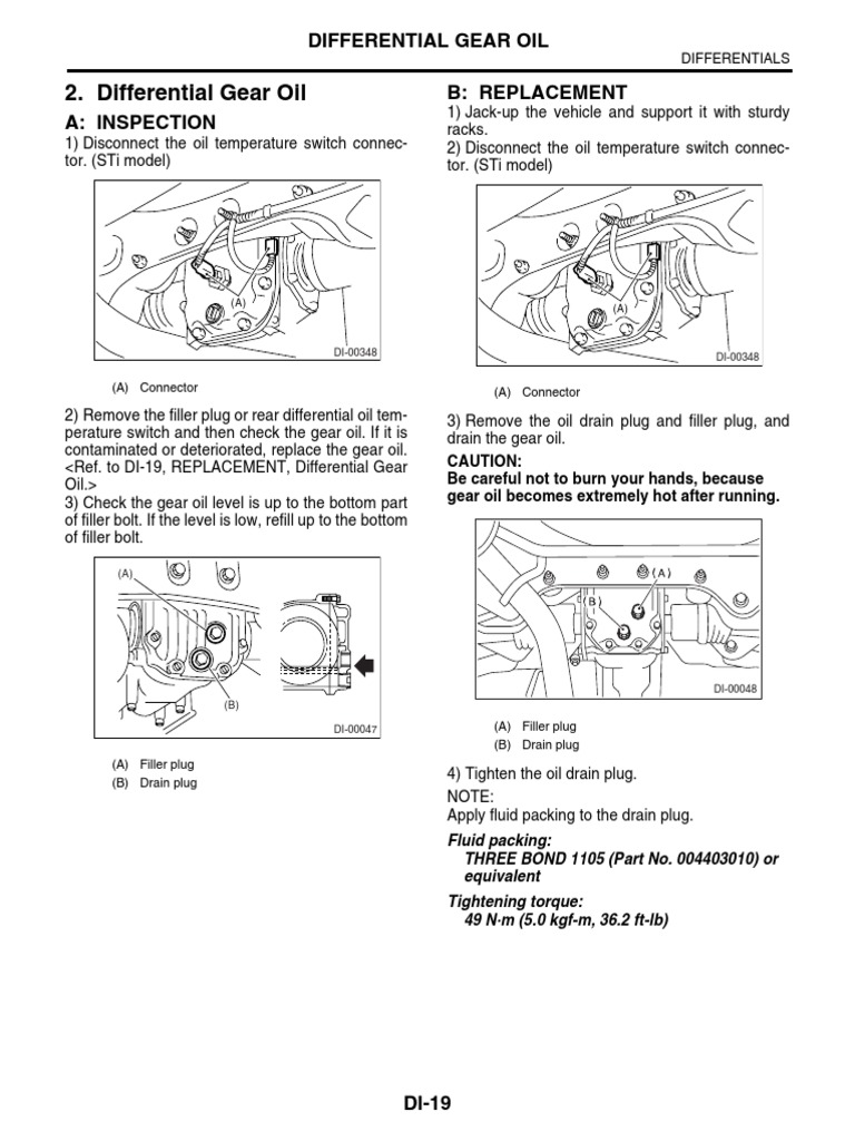 Differential Gear Oil | PDF | Electrical Connector | Land Vehicles