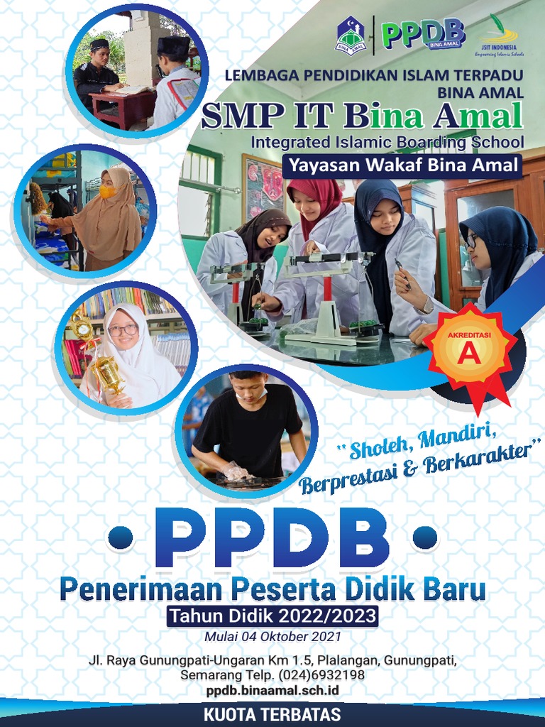 Brosur PPDB SMP IT Bina Amal | PDF
