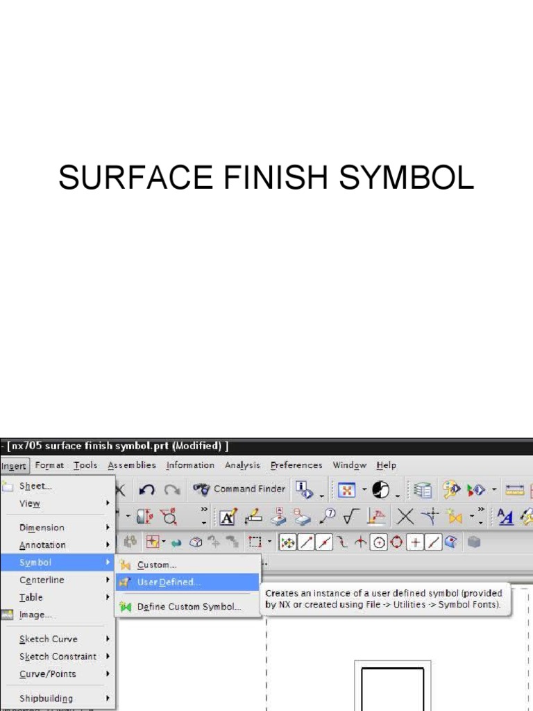 Surface Finish Symbol | PDF