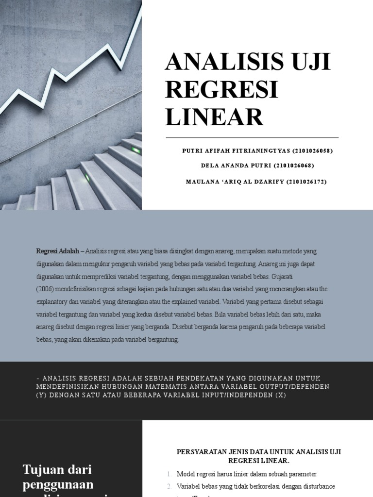 Analisis Uji Regresi Linear | PDF