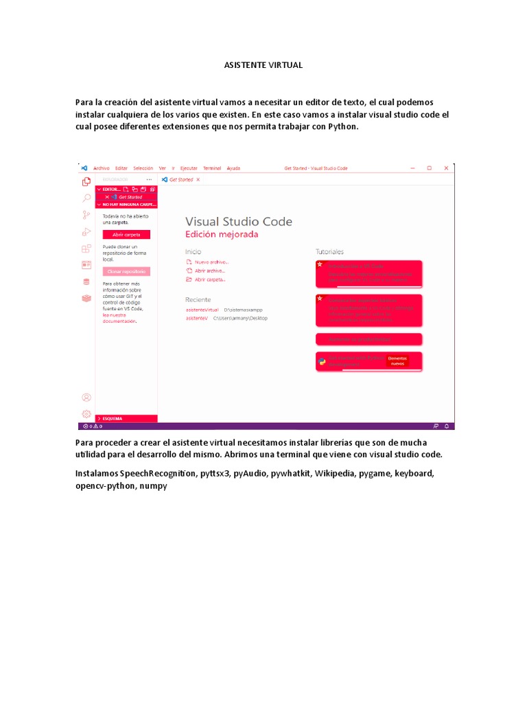 Asistente Virtual | PDF