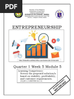 Q2 Entrepreneurship - Module 2 - Business Implementation | PDF ...