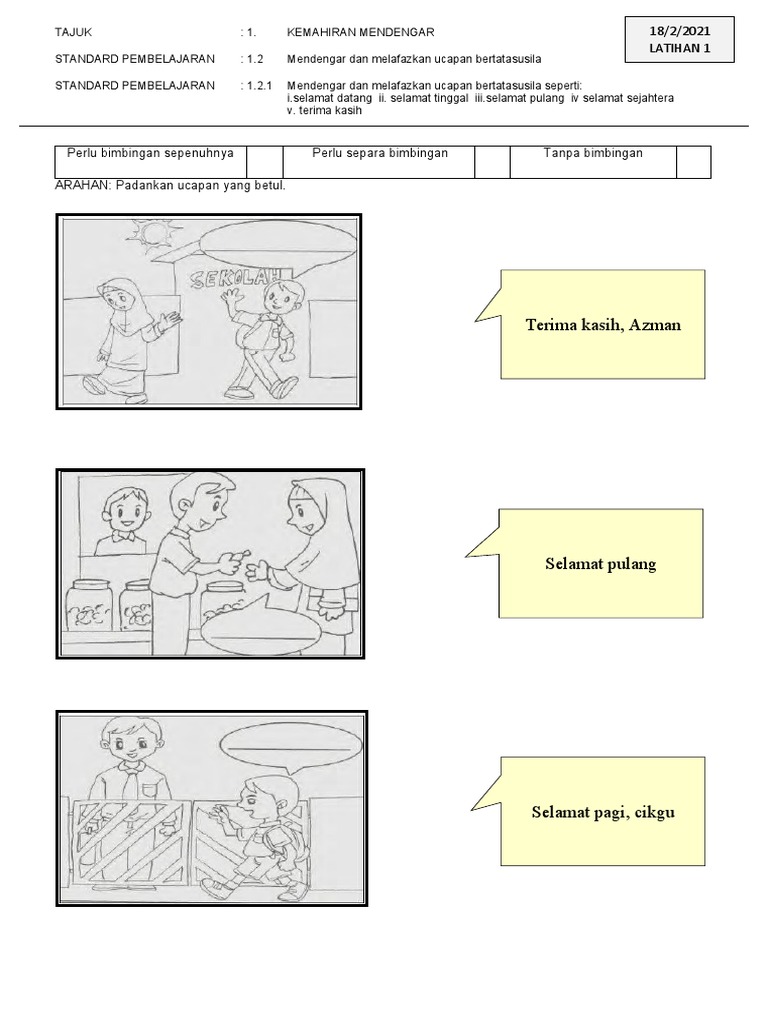 Latihan BM4 T1P | PDF