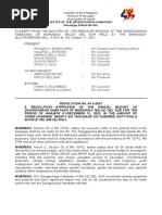 Barangay Budget Preparation Form 2A | PDF | Expense | Emergency Management