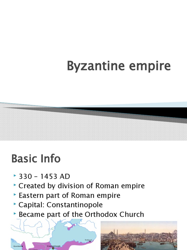 Byzantine Empire | PDF | Byzantine Empire | Constantinople