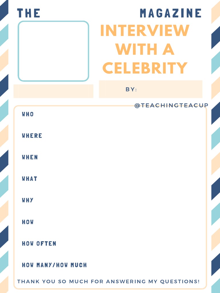 An Insightful Conversation: TeachingTeacup's Interview with a Celebrity ...