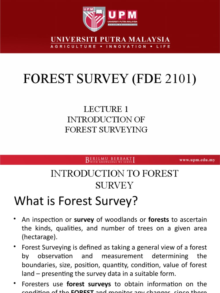 Introduction to Forest Surveying | PDF | Surveying | Scientific Observation