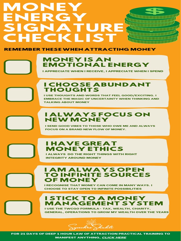 A Guide to Attracting Money Through Positive Thoughts, Words and ...