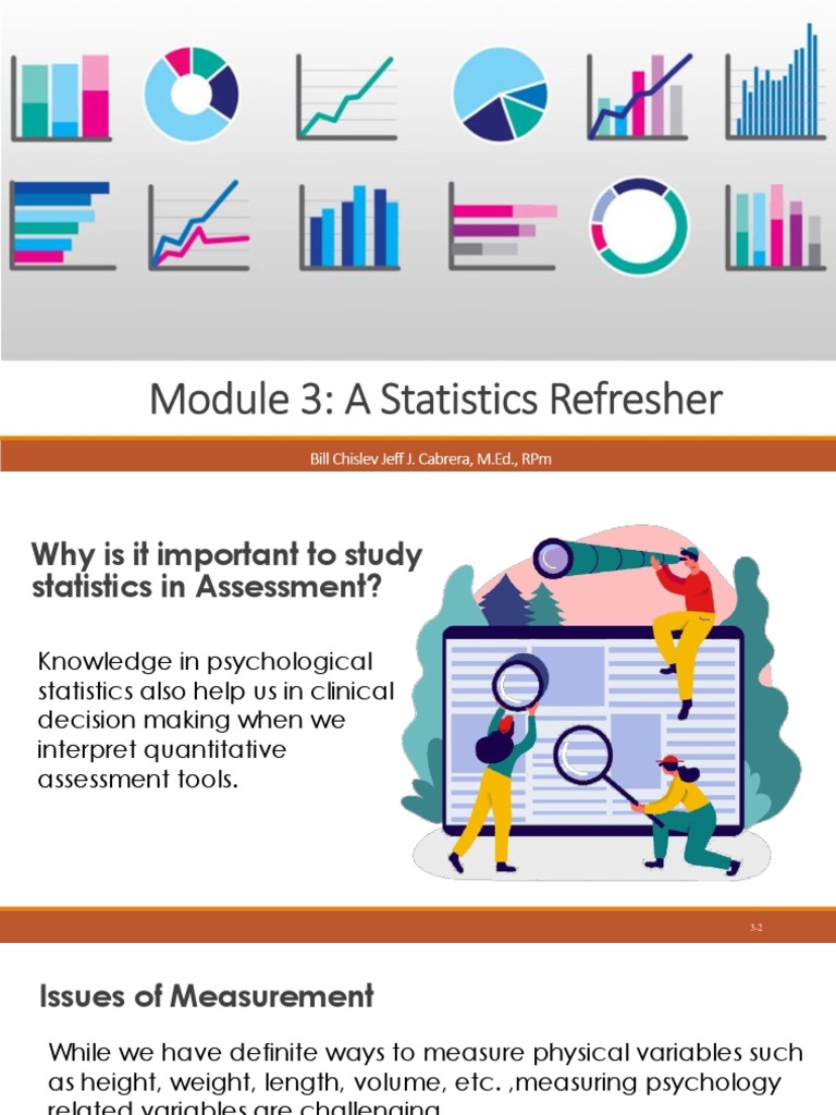 3 Module 3 Statistics Refresher | PDF | Correlation And Dependence ...