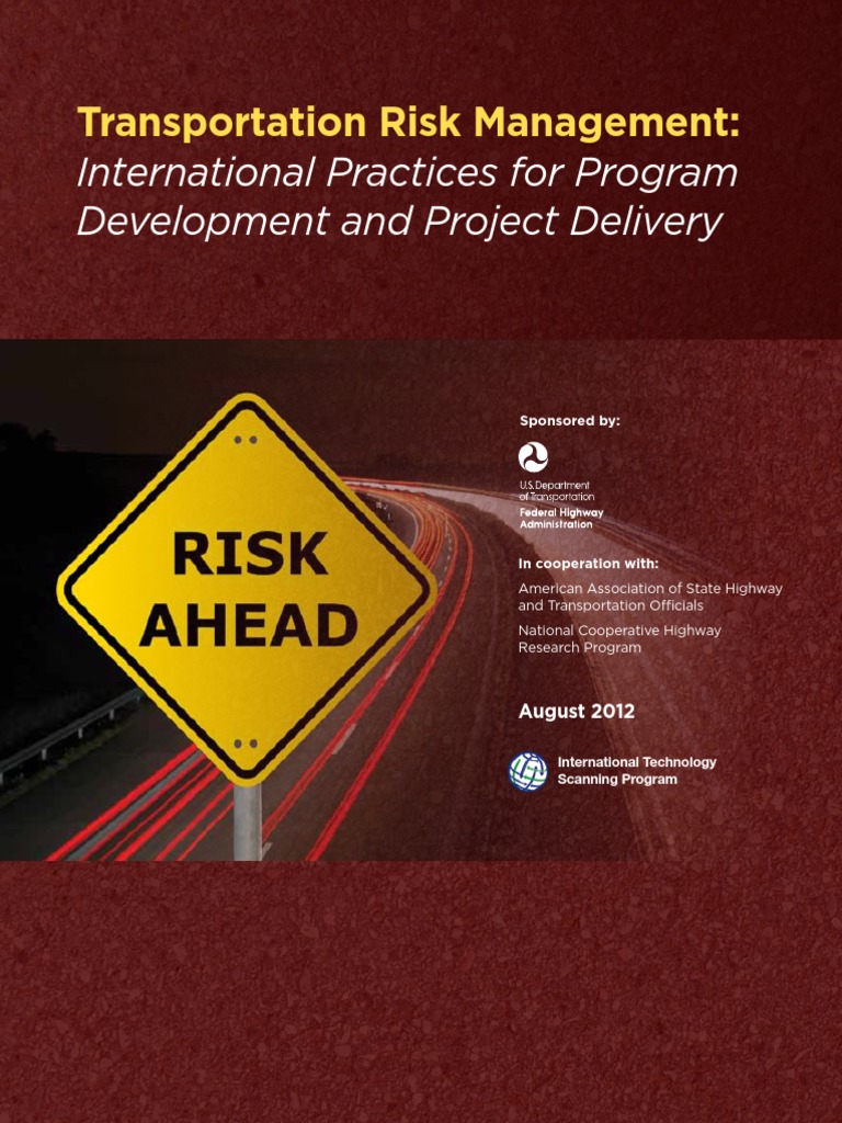 Transportation Risk Manajemen | PDF | Risk Management | Risk