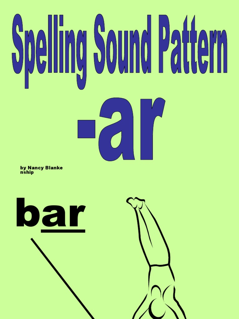Spelling Sound Pattern - Ar | PDF