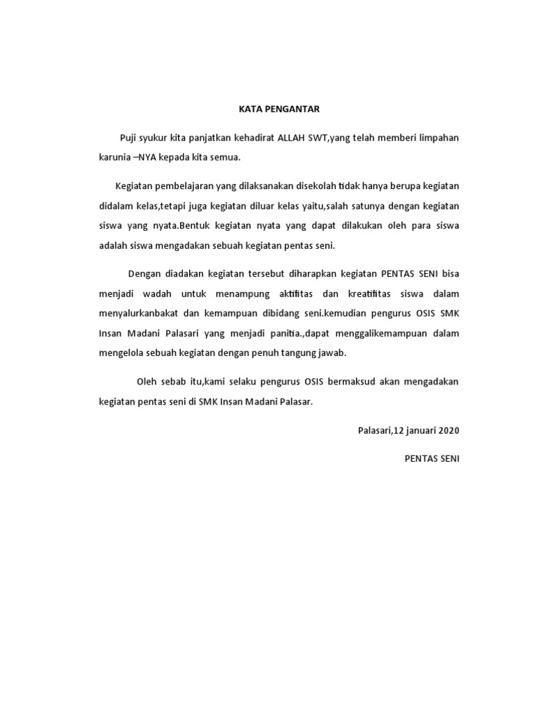 Proposal Pengajuan Sponsor Event | PDF