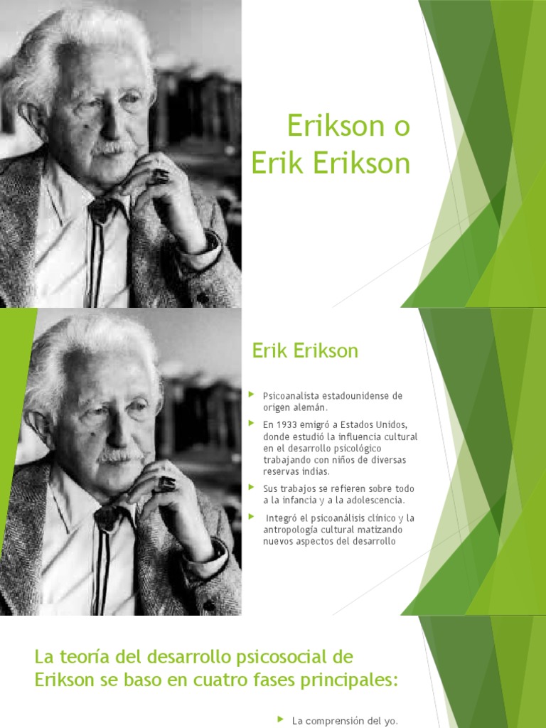 Erikson o Erik Erikson | PDF