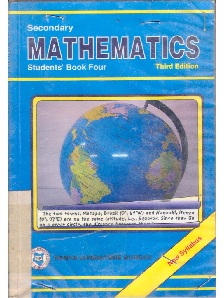 KLB F4 Maths Students Book | PDF