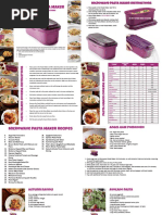Pasta Boat Recipe Ebook | PDF | Curry | Pasta