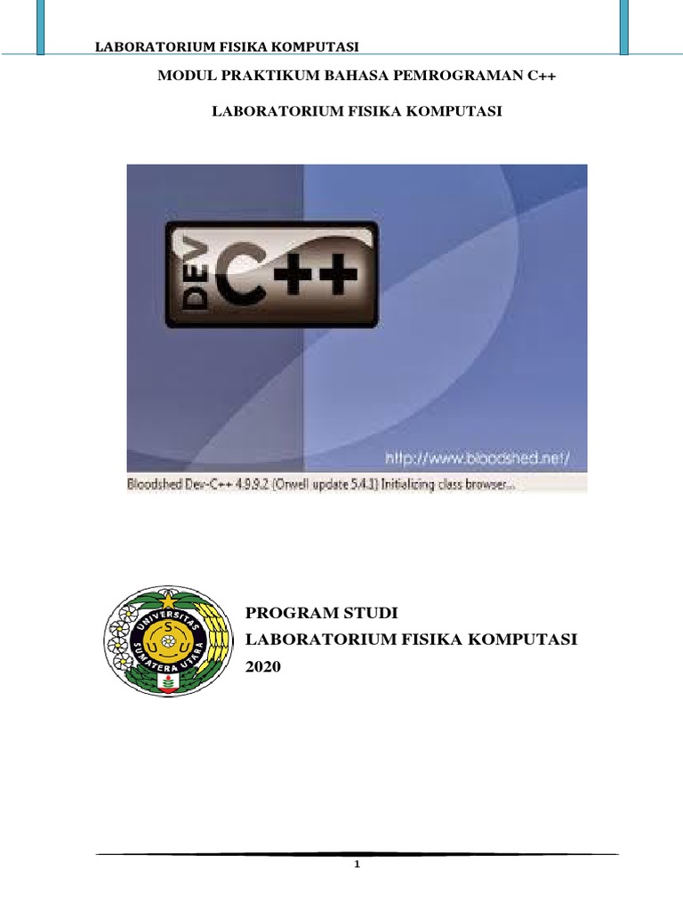 Modul Praktikum Bahasa Pemrograman C++ | PDF