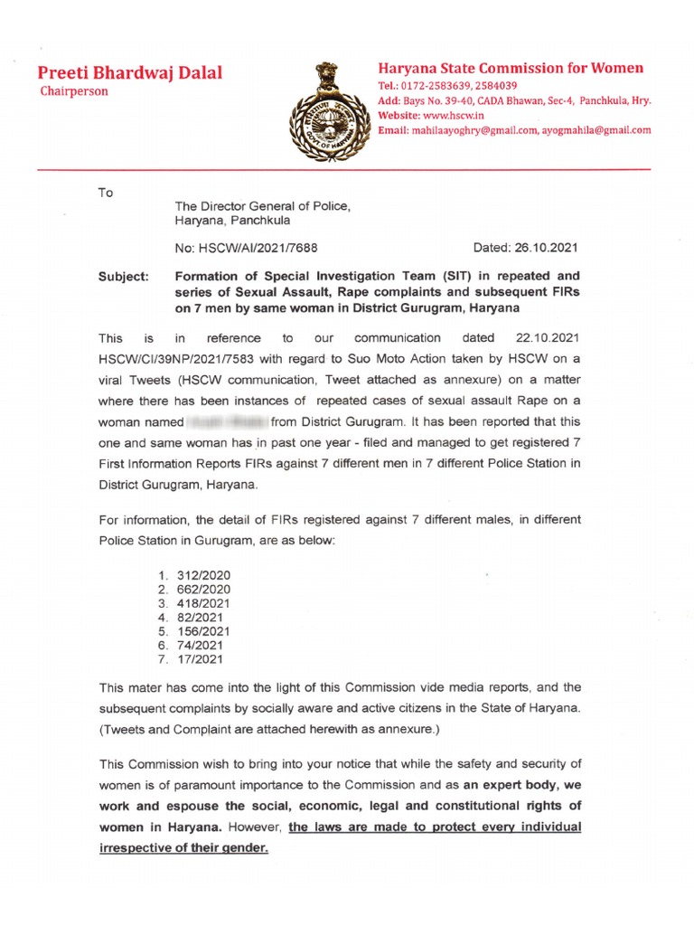 Special Investigation Team (SIT) | PDF