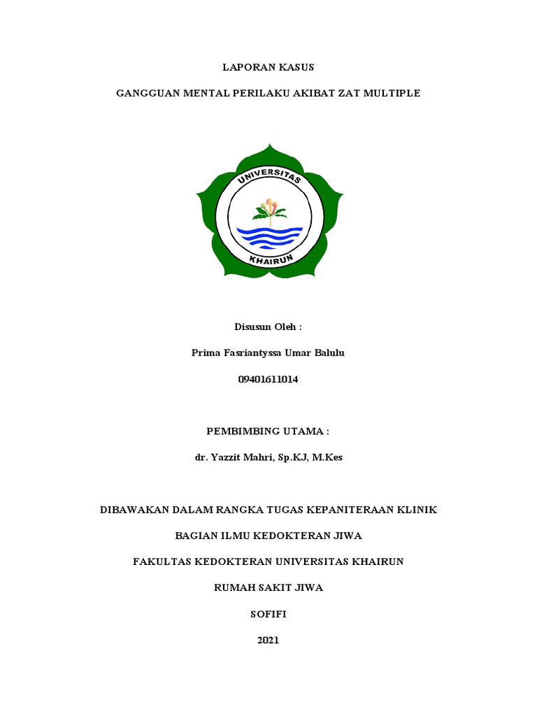 Laporan Kasus Psikiatri | PDF