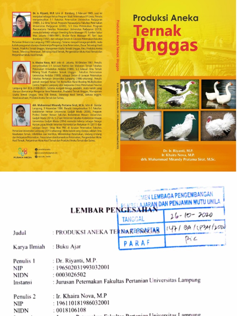 Buku Produksi Aneka Ternak Unggas | PDF