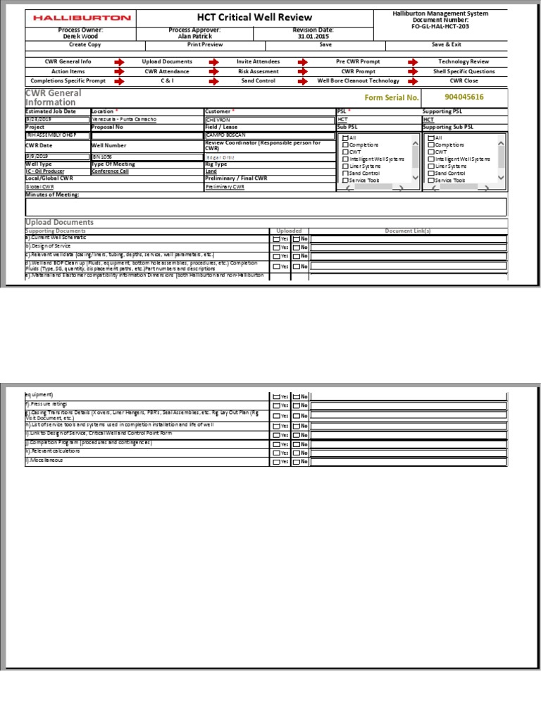 T CWR-HCT (Summary) | PDF | Casing (Borehole) | Pipe (Fluid Conveyance)