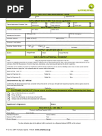 Zesco Customer Application Form | PDF | Payments | Fee