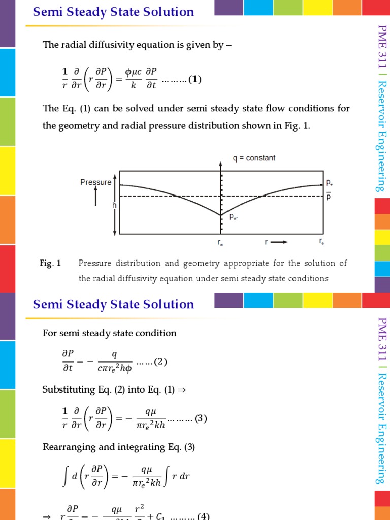The Radial Diffusivity Equation Is Given by - 1 | PDF | Fluid Dynamics ...