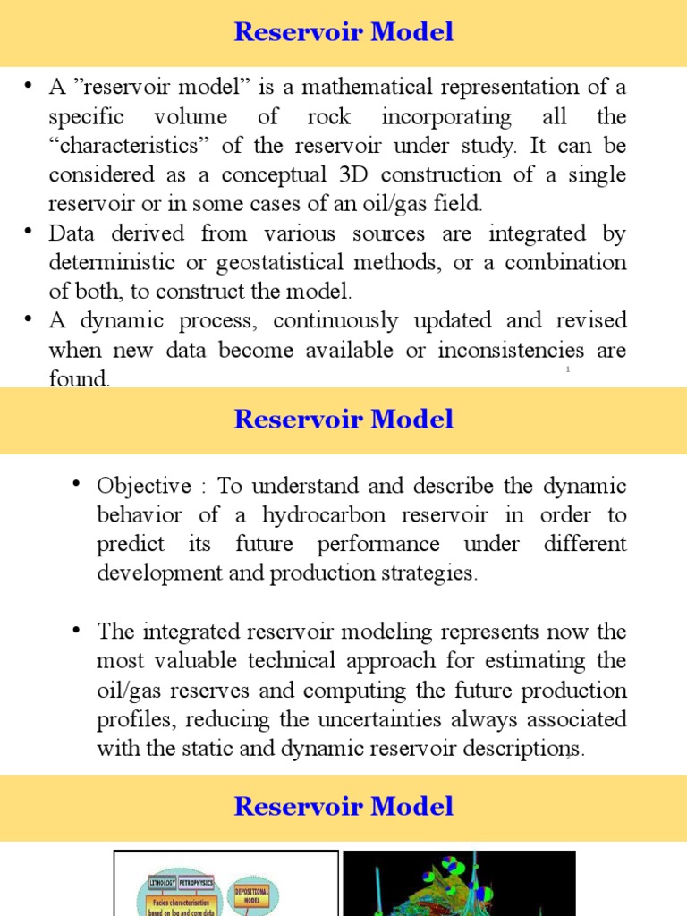 Reservoir Model | PDF | Petroleum Reservoir | Mathematical Model