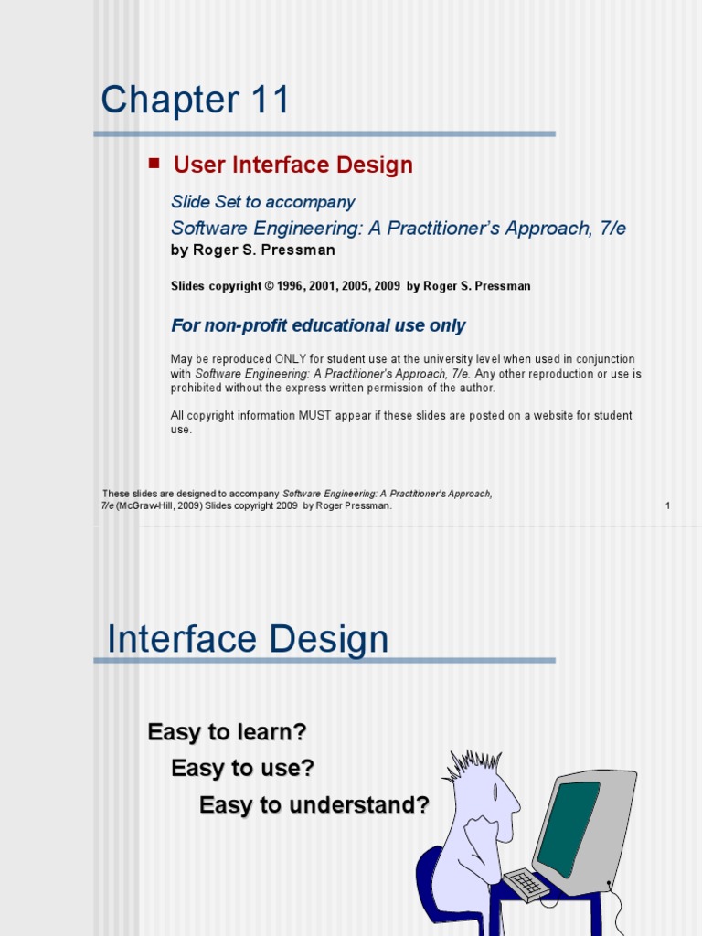 User Interface Design: Software Engineering: A Practitioner's Approach ...