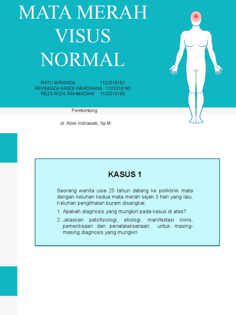 Referat - Mata Merah Visus Normal | PDF | Sains & Matematika ...
