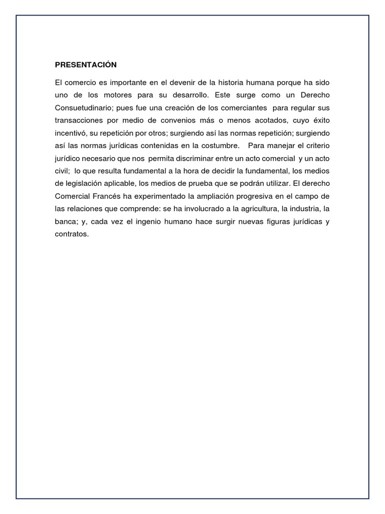 Derecho Comercial Francés y su Evolución | PDF | Francia | Comercio