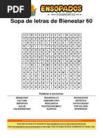 Sopa de Letras de La Fotosíntesis - 76 | PDF