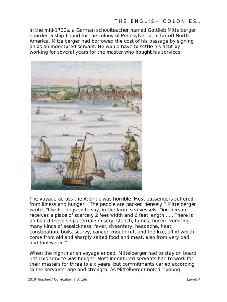 Settling the English Colonies: A History | PDF | Olaudah Equiano | Free ...