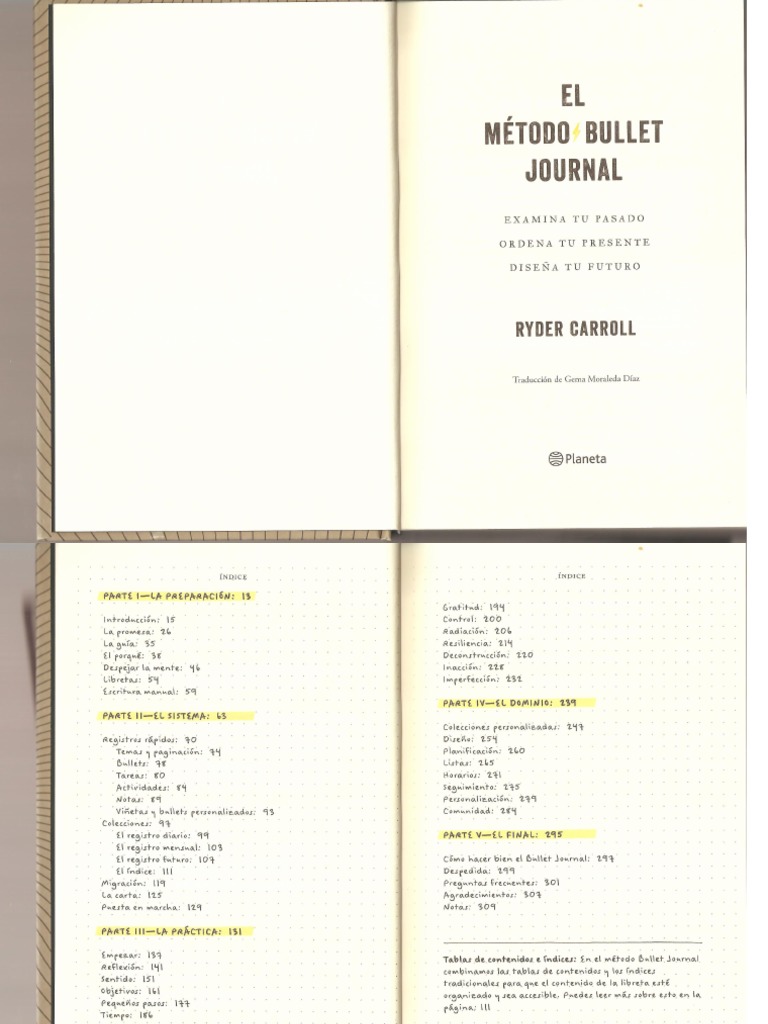 El Metodo Bullet Journal | PDF