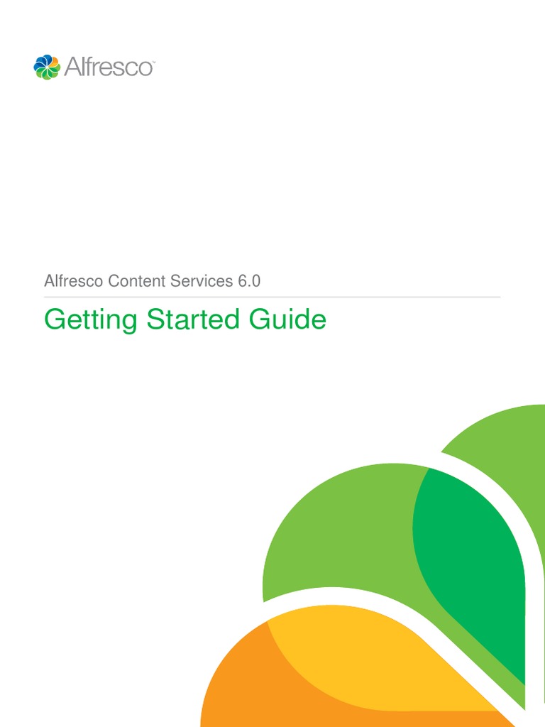 Getting Started Guide: Alfresco Content Services 6.0 | PDF | Cloud Computing | Icon (Computing)