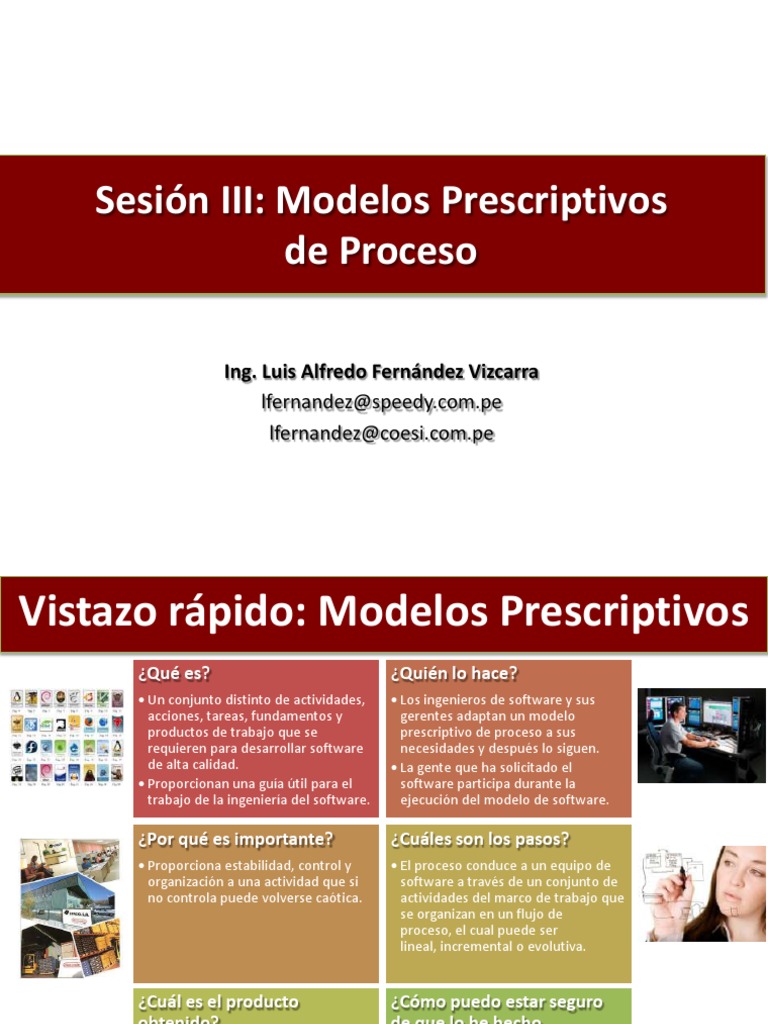 Modelos Prescriptivos de Proceso en Software | PDF | Software | Ingeniería de software