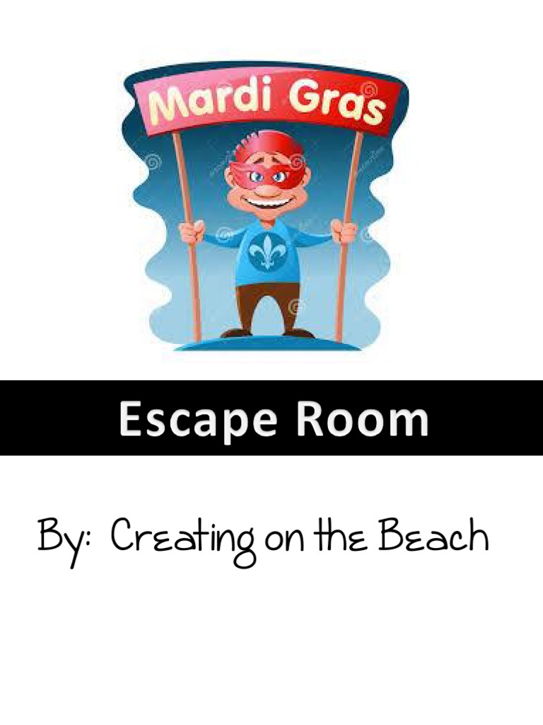 Mardi Gras Escape Room | PDF | Mardi Gras | Observances