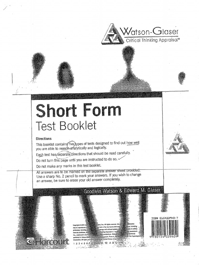 Watson Glaser Test | PDF