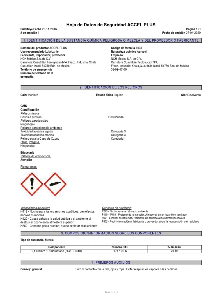 Accel Plus Hds | PDF | Viscosidad | Química