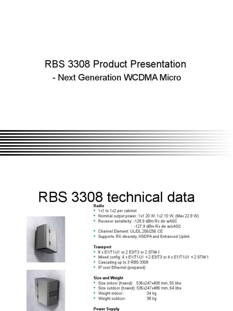 RBS 3308 Product Presentation | PDF