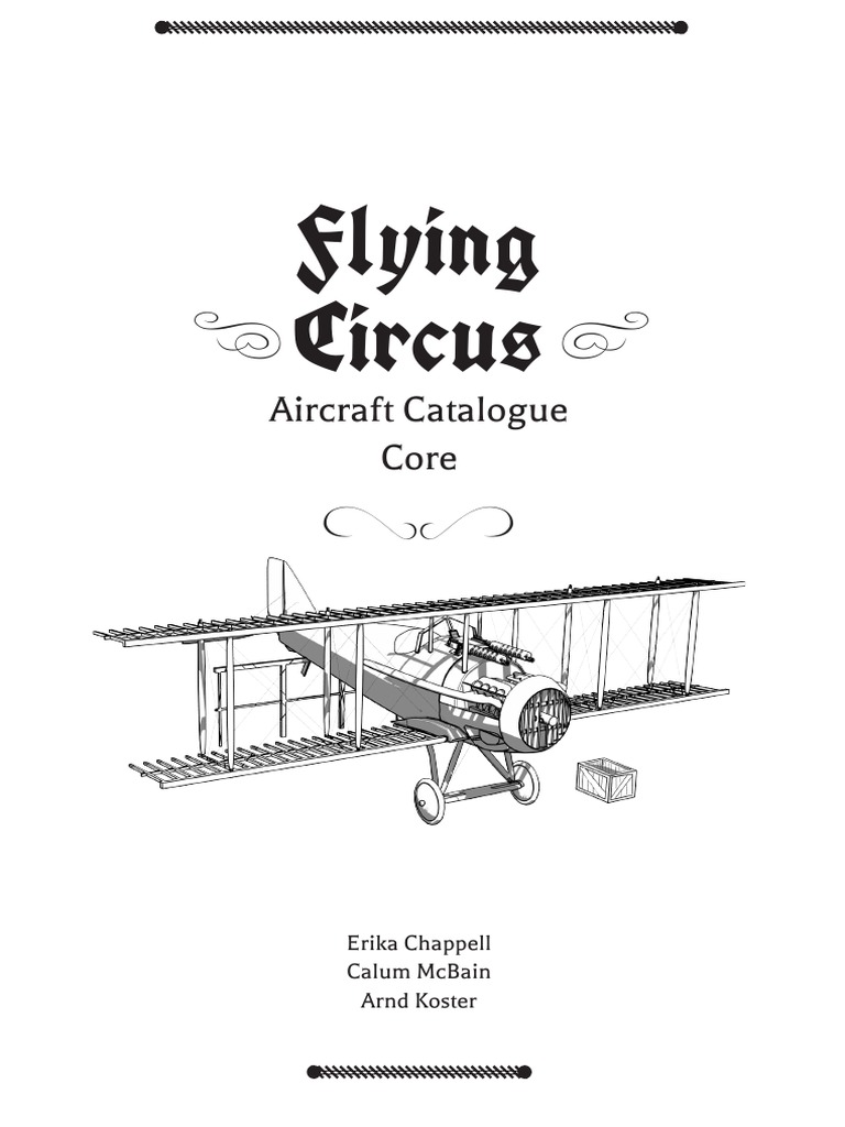 Flying Circus Aircraft Catalogue Core | PDF | Biplane | Aircraft